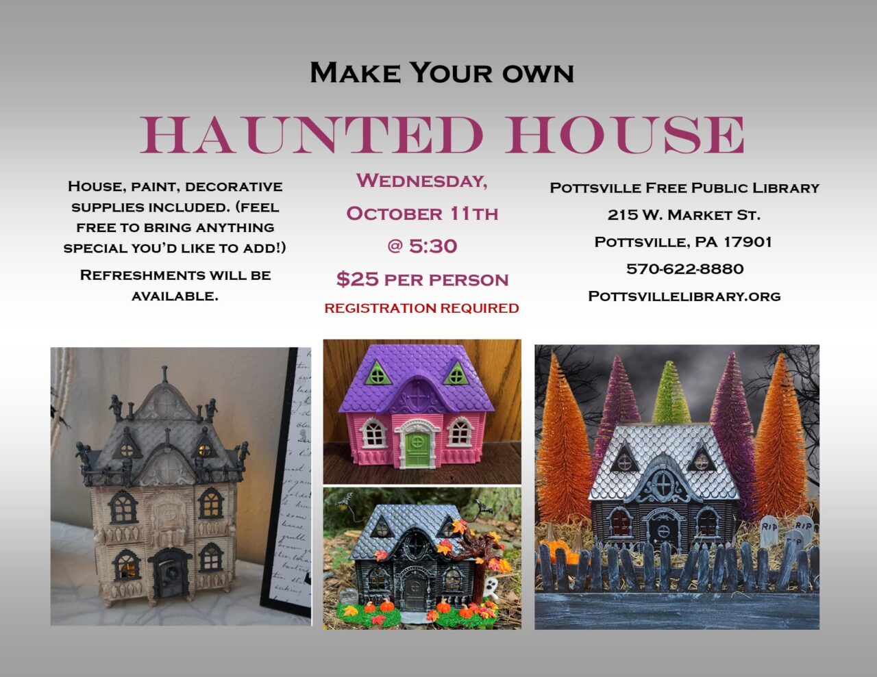Make Your Own Haunted House - Pottsville Free Public Library