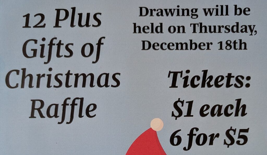 The 12+ Gifts of Christmas Raffle - Pottsville Free Public Library